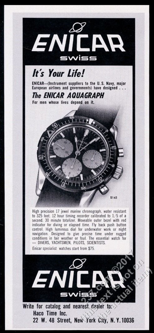 Aqua Graph – Enicar 101